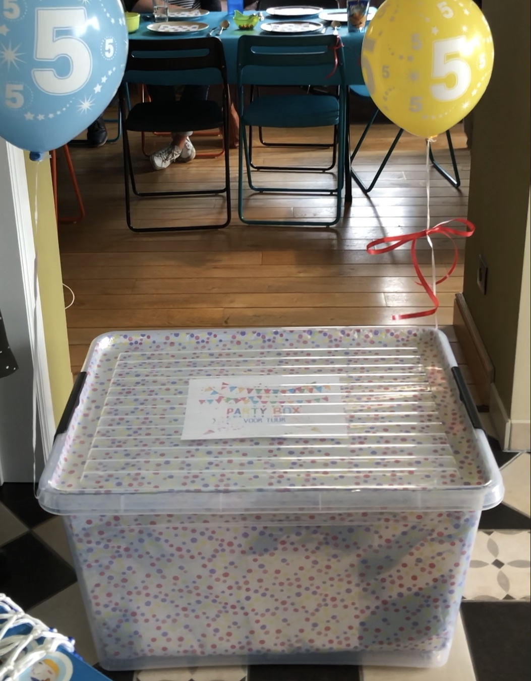 DIY Partybox, fun birthday gift for little kids - Spark of July