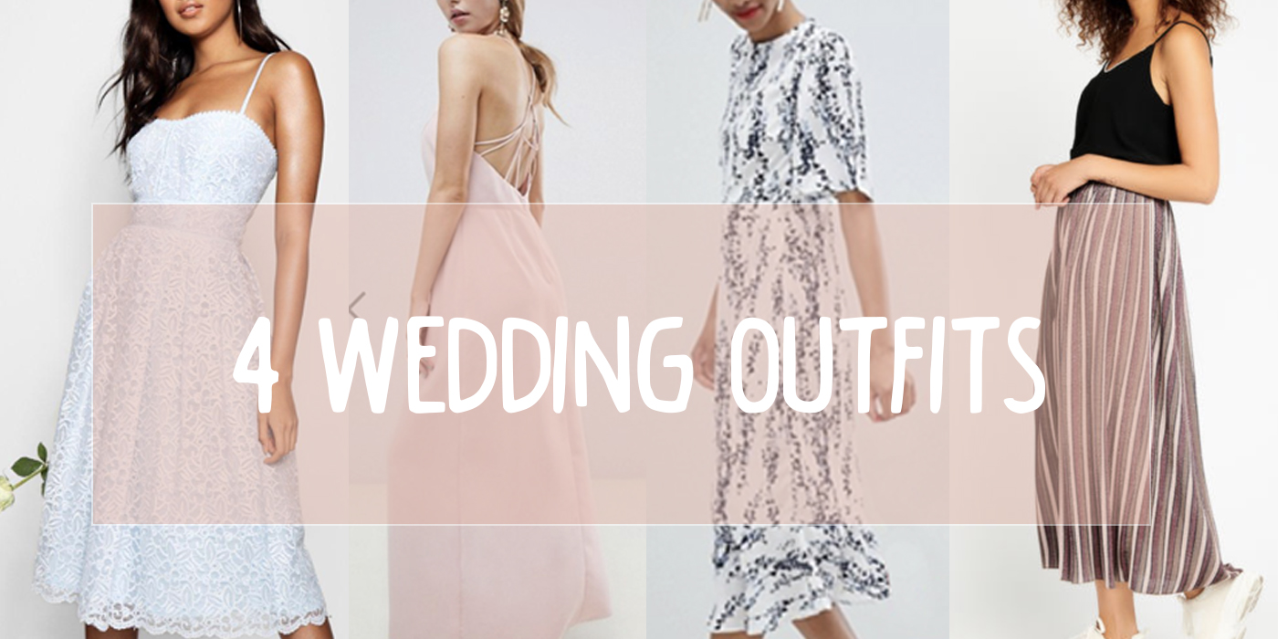 LOOKBOOK: 4 different wedding outfits - Spark of July